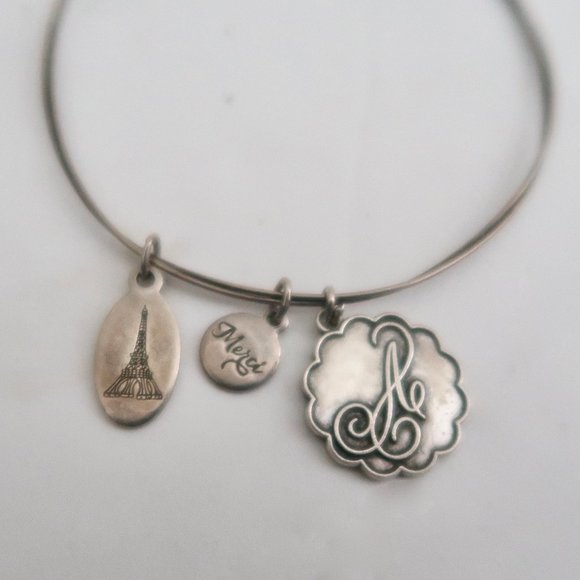 Beaucoup Designs | Jewelry | Beaucoup Designs Letter A Charm Bangle ...